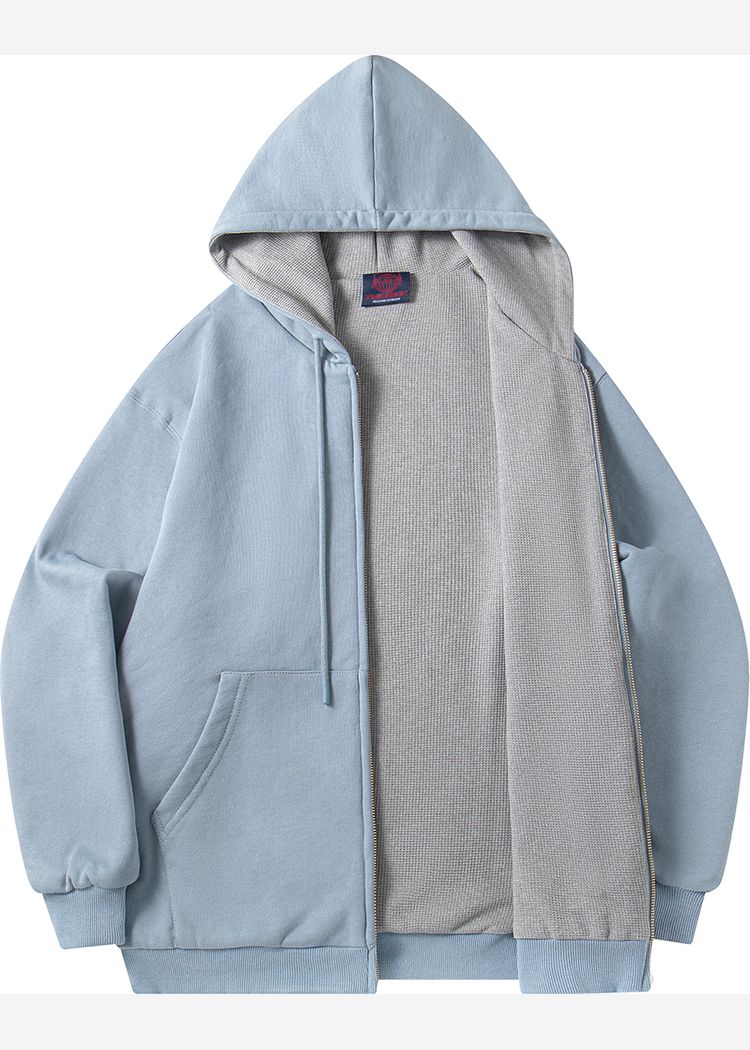 Купить Женское зип худи YMKASHIX HTF пыльно-синий/серый унисекс