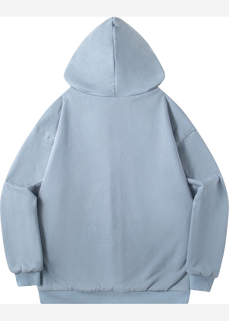 Купить Женское зип худи YMKASHIX HTF пыльно-синий/серый унисекс